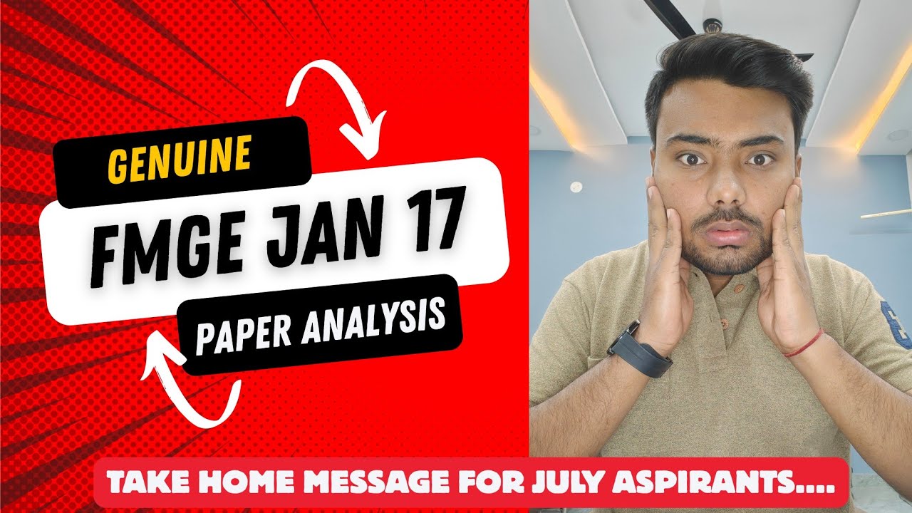 FMGE JAN 2026 PAPER ANALYSIS - YouTube