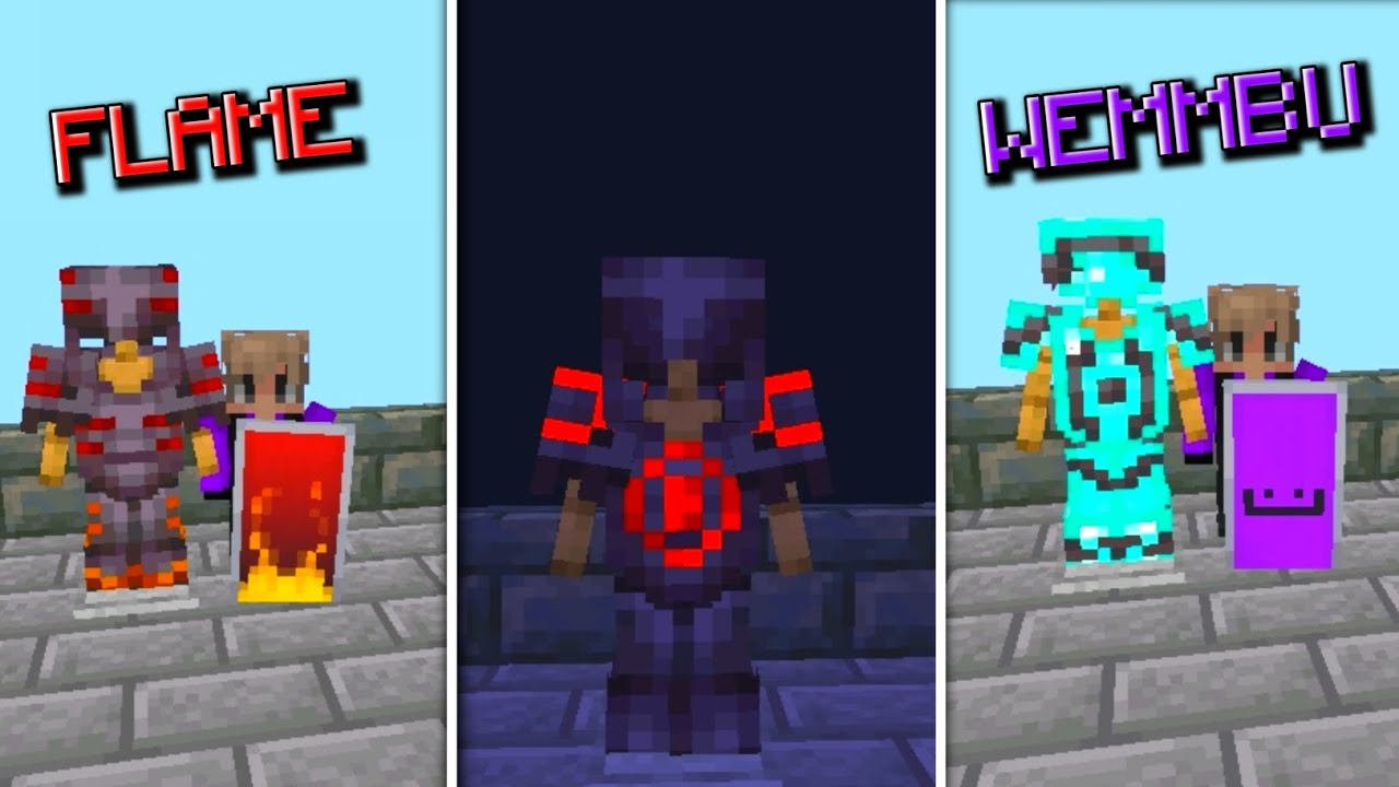 How to make Wemmbu And FlameFrags Armor and Shield... - YouTube