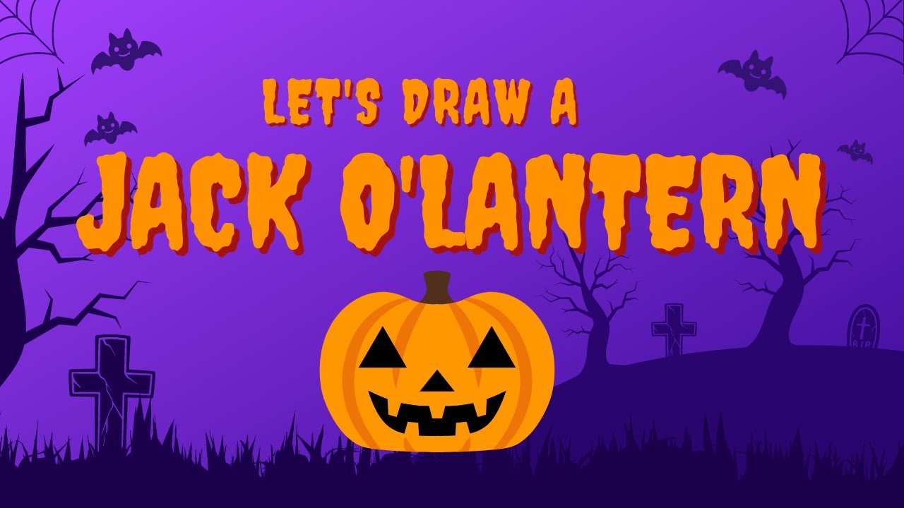 How to Draw a Jack O Lantern | Draw a Jack O Lantern Tutorial for Kids ...