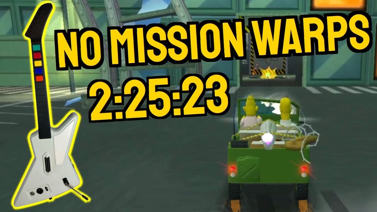 Simpsons Hit & Run - Guitar Hero Controller% (NMW) 2:25:23 - YouTube