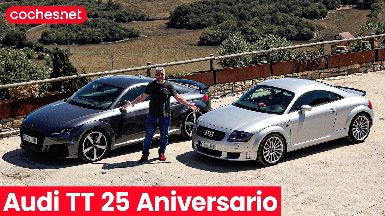 Audi TT 25 aniversario | TT RS 2023 vs TT 1.8T 1998 | coches.net - YouTube