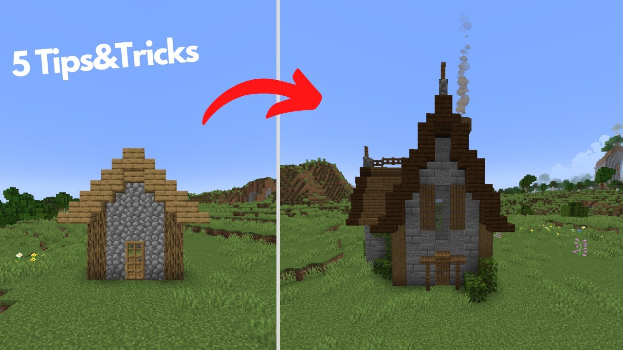 5 Minecraft Building Tips And Tricks - YouTube