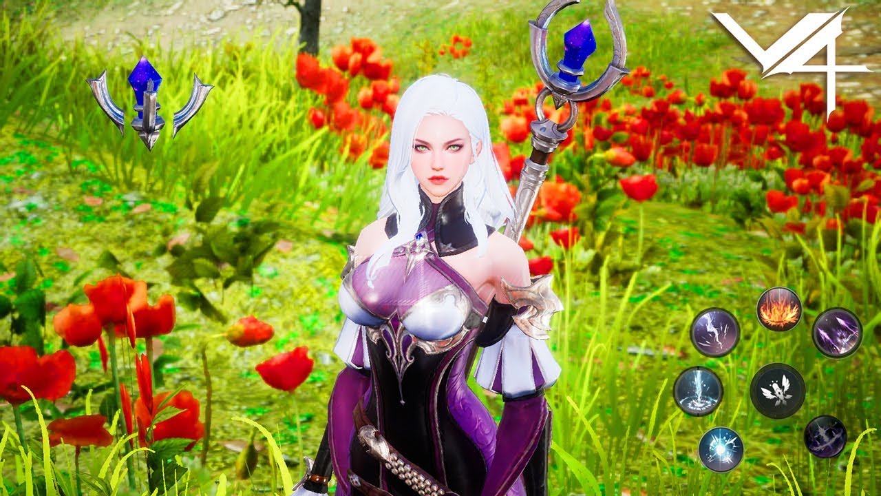 V4 Mobile - Magician Level 20 All Combo Skills vs Devil Chaser Mode ...