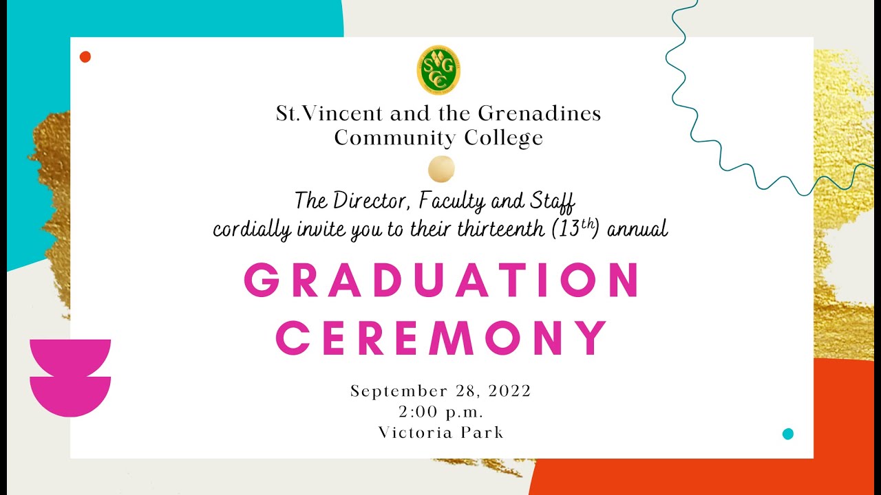 St.Vincent and the Grenadines Community College Graduation Ceremony ...