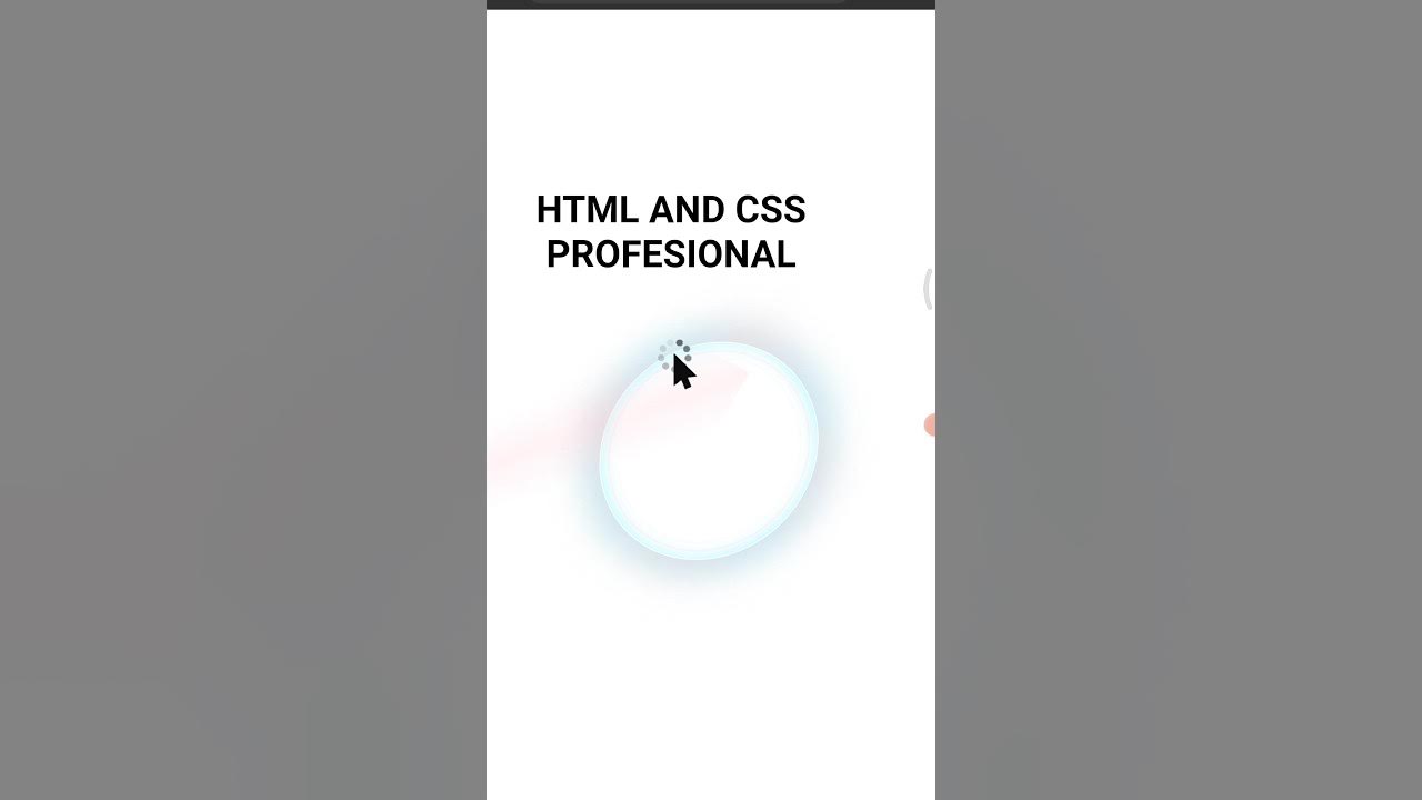 Celestial Pulse Profesional html and css #shorts - YouTube