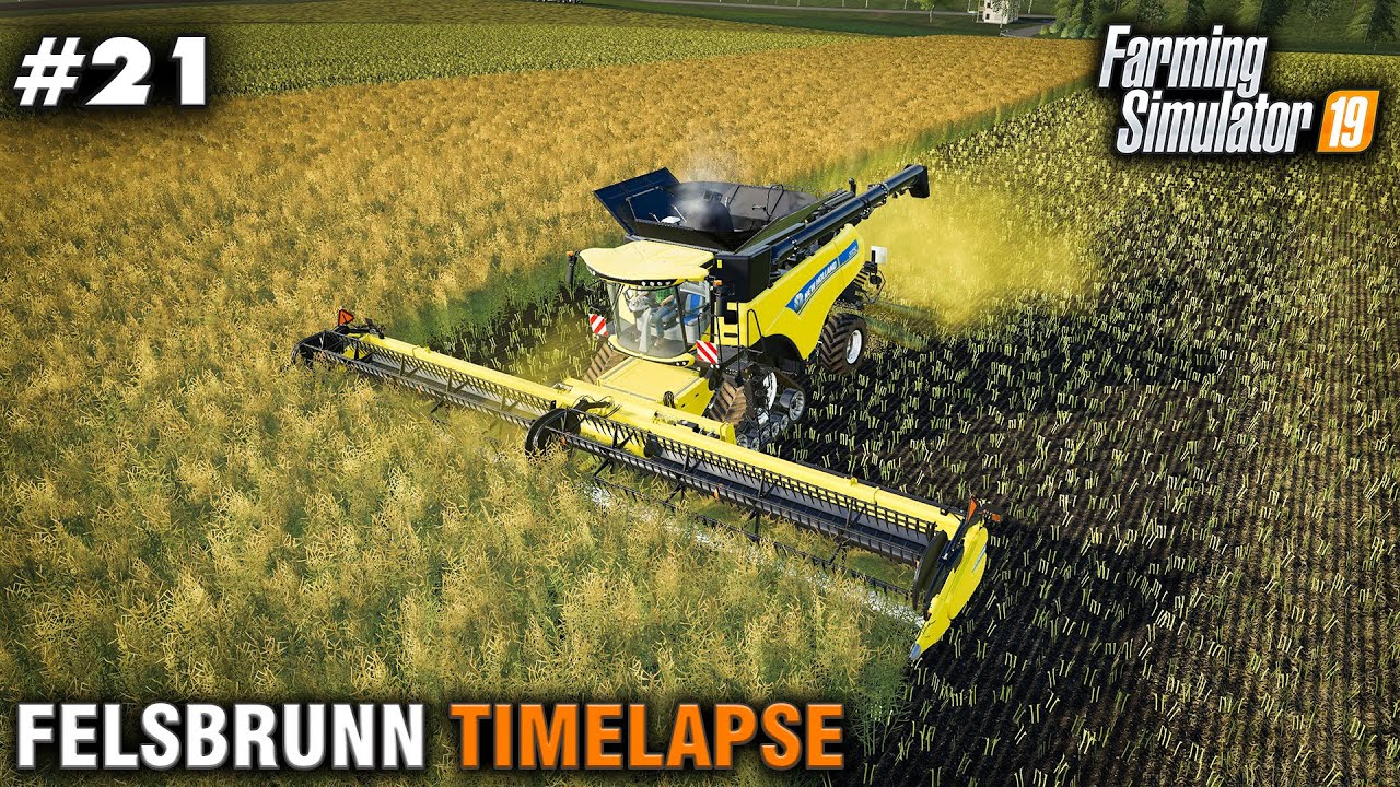 FS19 Timelapse Felsbrunn #21 Contract Work - YouTube