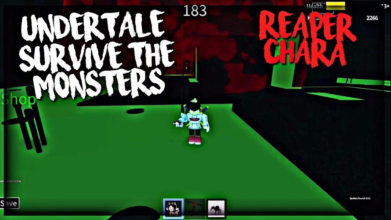 Roblox Undertale Survive The Monsters: Reaper Chara - YouTube