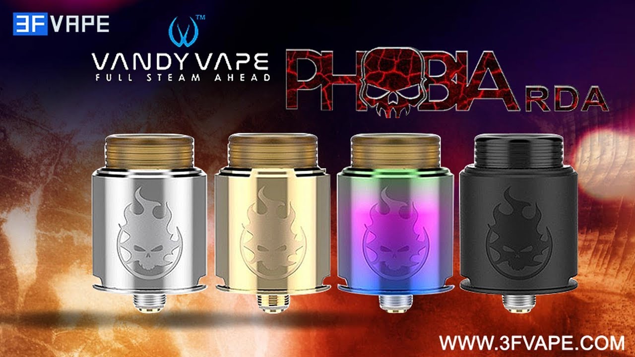 Vandy Vape Phobia RDA - dual post design&vertical coil installation ...