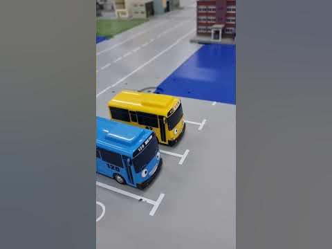 Tayo The Little Bus Parking lot Toys Play 꼬마버스 타요 주차장 장난감 놀이 - YouTube