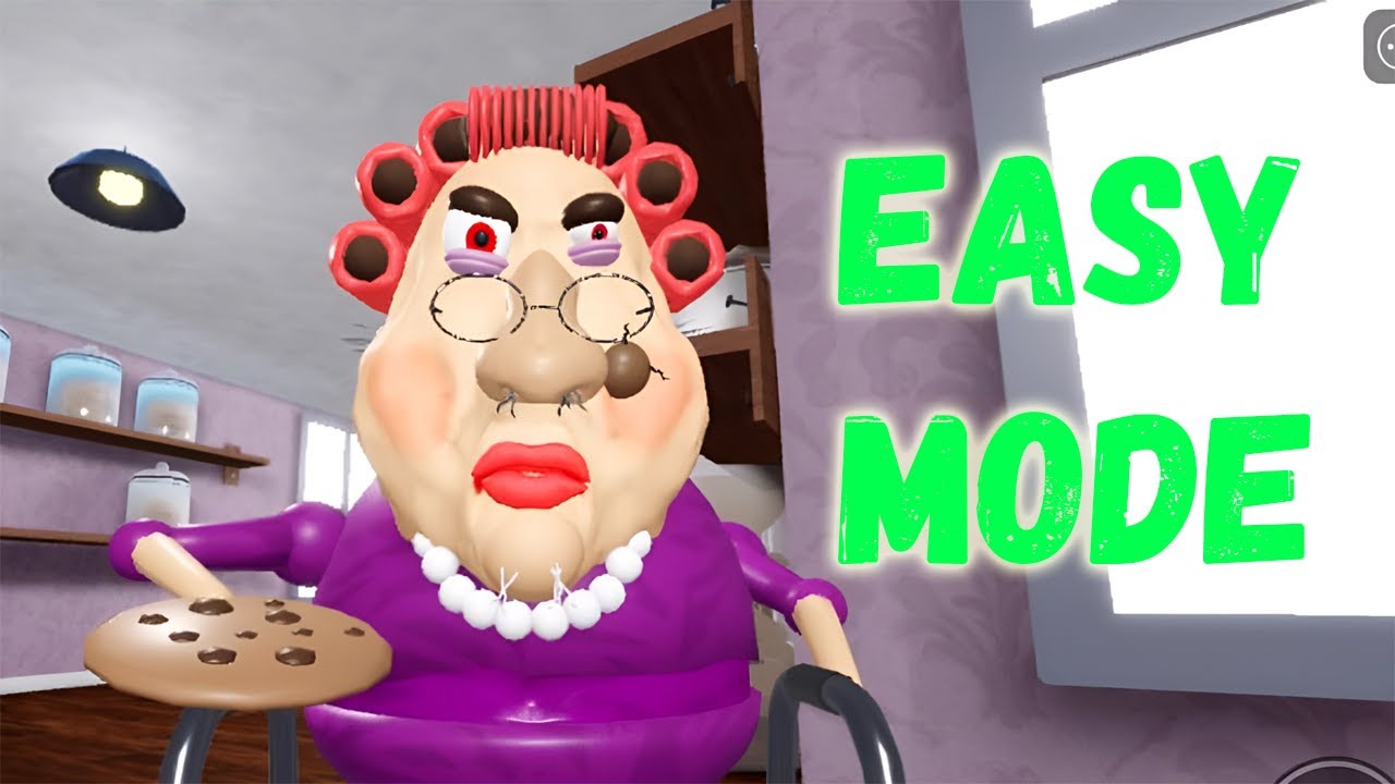 ESCAPE EVIL GRANDMA! EASY MODE ROBLOX GAMEAPLY WALKTHROUGH - YouTube