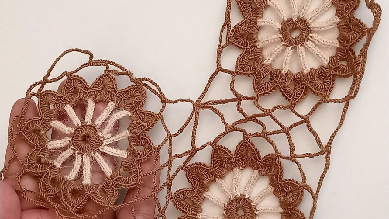 Increíble!!! Hermoso patrón a crochet para principiantes 🌺😊 - YouTube