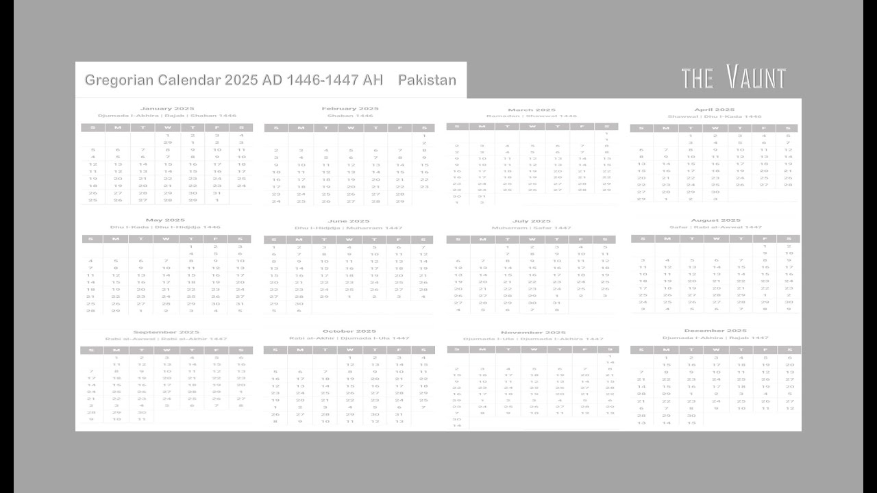 #GregorianCalendar2025 AD #HijriCalendar1446-1447 AH #calendar_2025 ...
