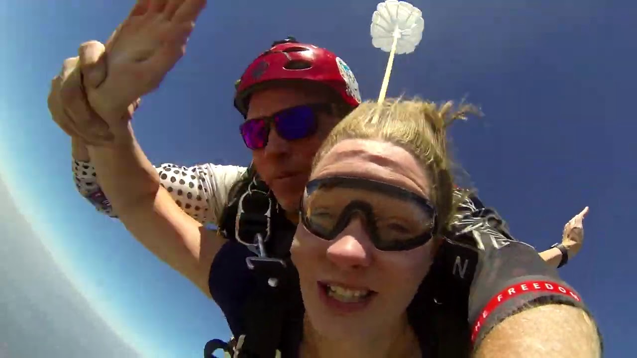 Cassandra Poole's Tandem skydive! - YouTube
