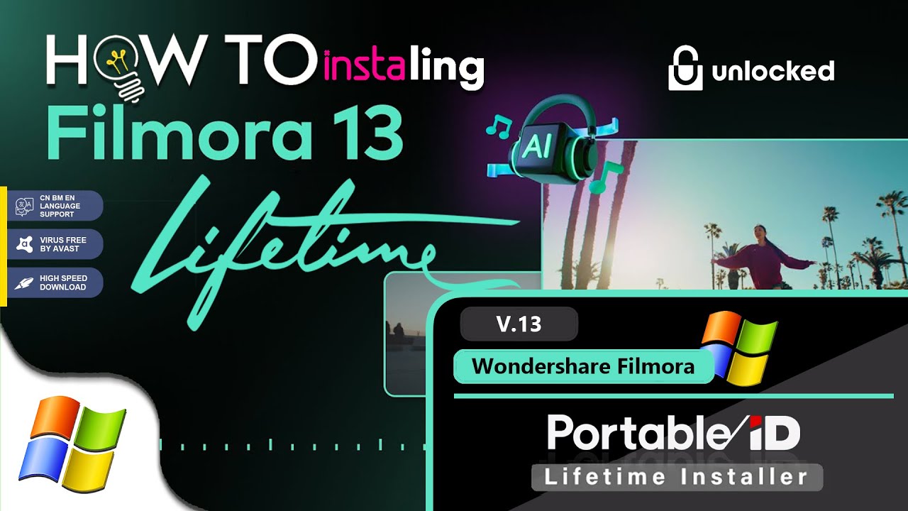 CARA INSTAL FILMORA 13 FULL EDITION DI WINDOWS - YouTube
