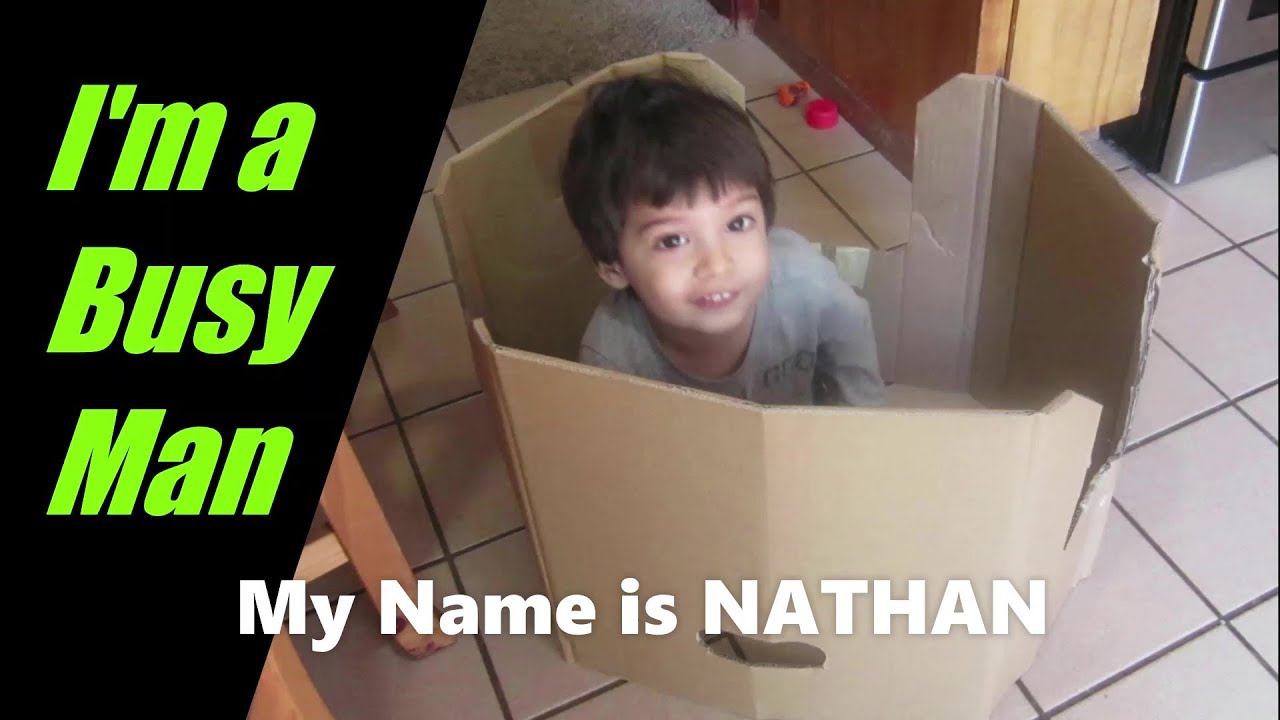 He's a BUSY LITTLE MAN My Grandkid - YouTube