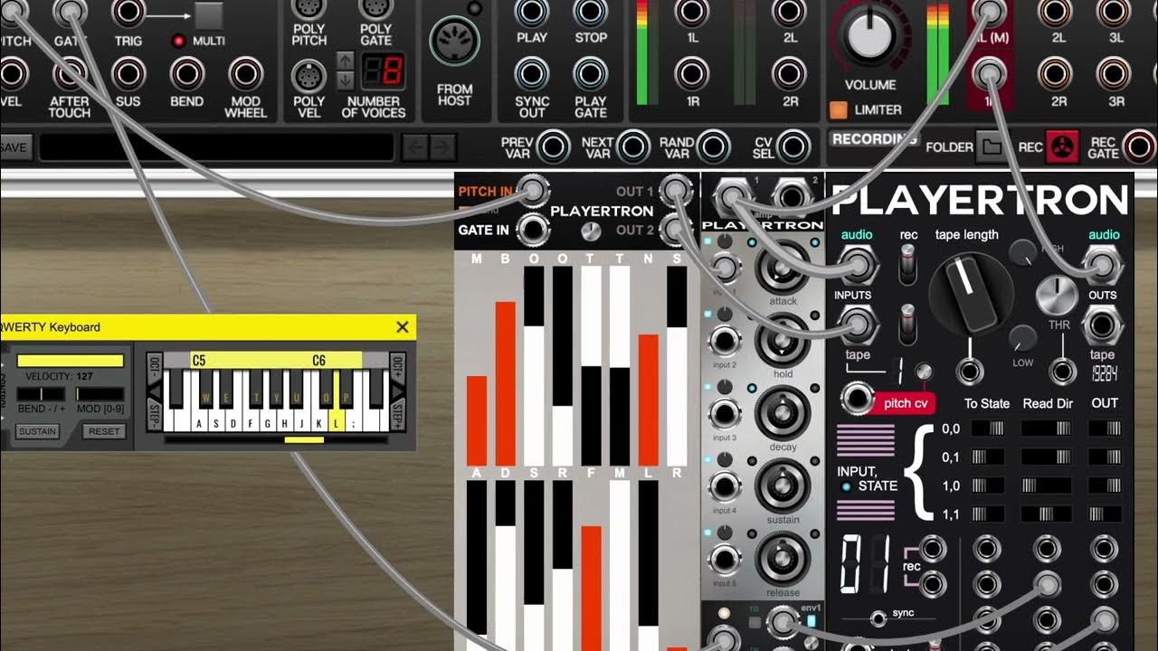Impulse Free Synth & Turing Algorithm Tape Splicer 2 - YouTube