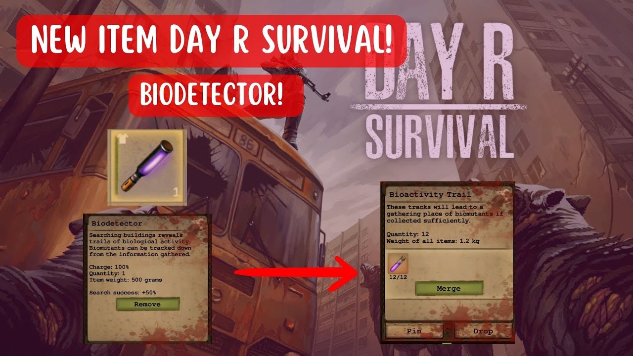New Item Day R Survival, BIODETECTOR - YouTube