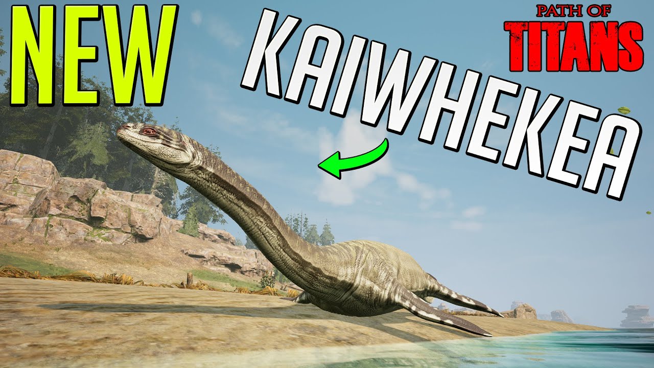 NEW Aquatic 'Kaiwhekea' Gameplay! Path of Titans! - YouTube
