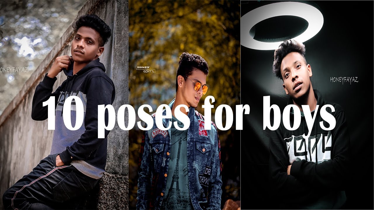 10 best poses for boys - YouTube