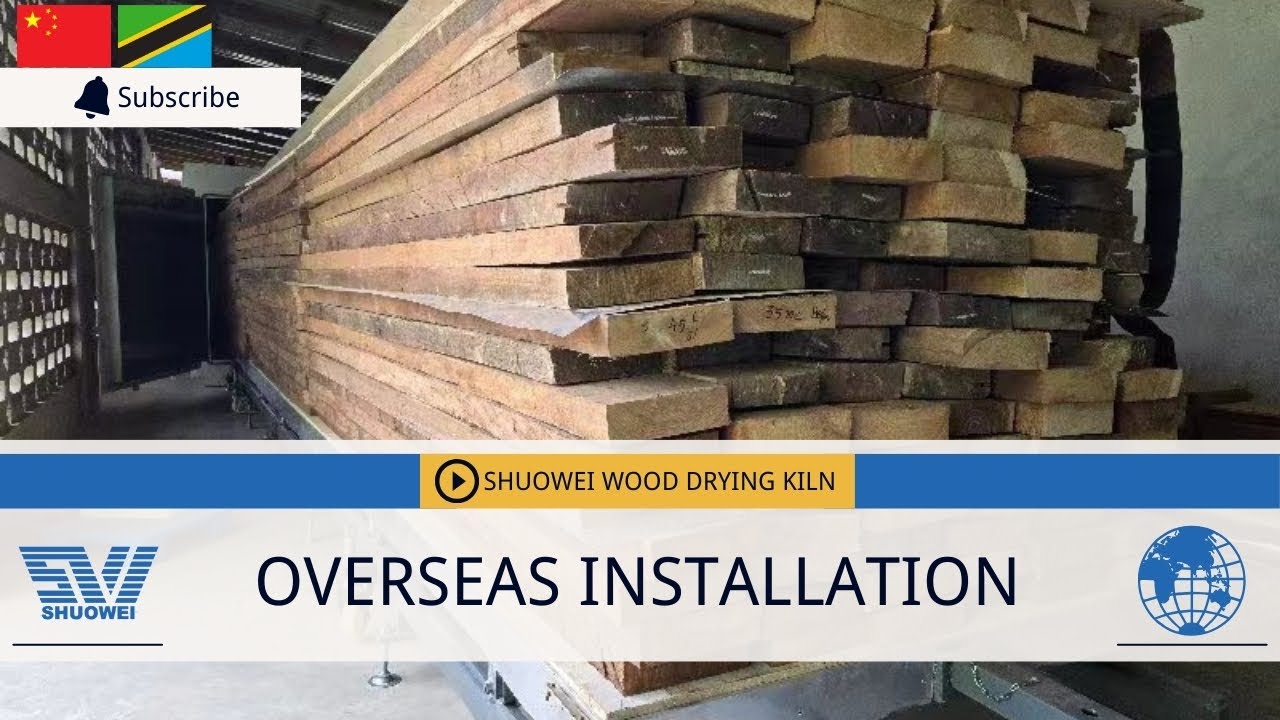 Wood Drying Machine Installation and Operation From 48% to 12% Moisture ...