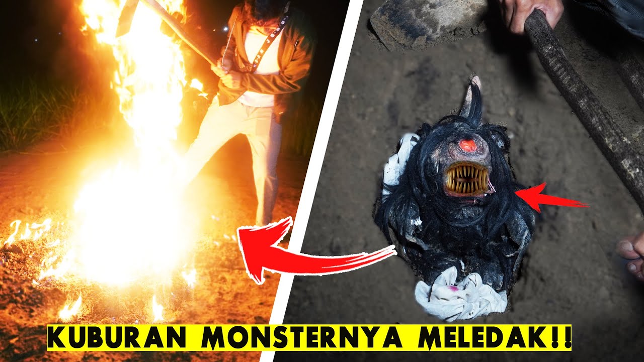 Di Sembur Api Dari Neraka Saat Kubur Monster Bawah Tanah,LARIII ...