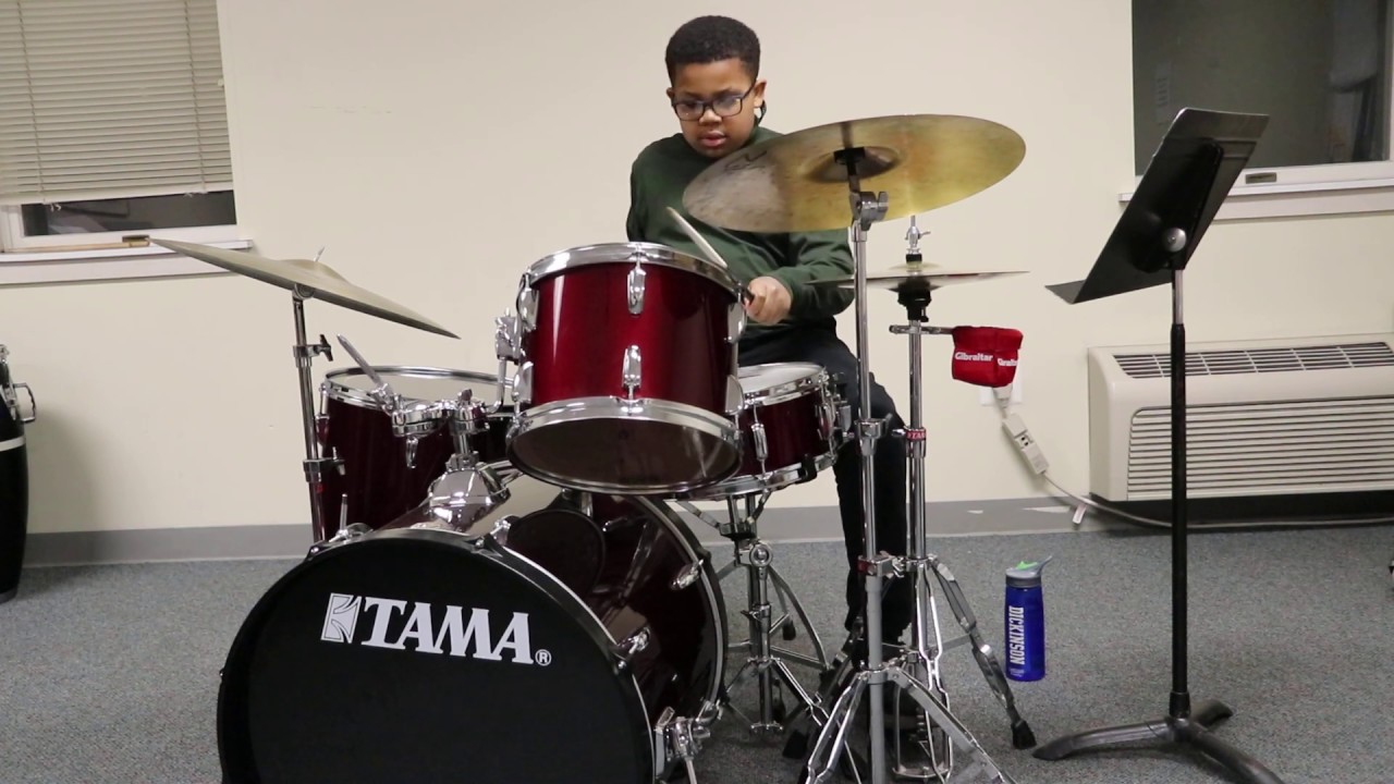 9 -year-old Cooper Fenton Solo For Big Sid - Max Roach - YouTube