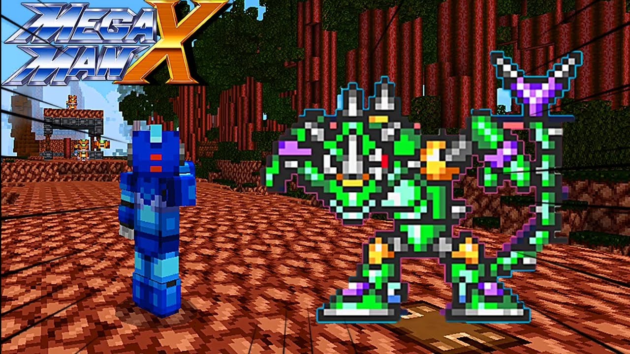 Mega Man X No Minecraft Pocket Edition Batalha Contra O Calango!! - YouTube