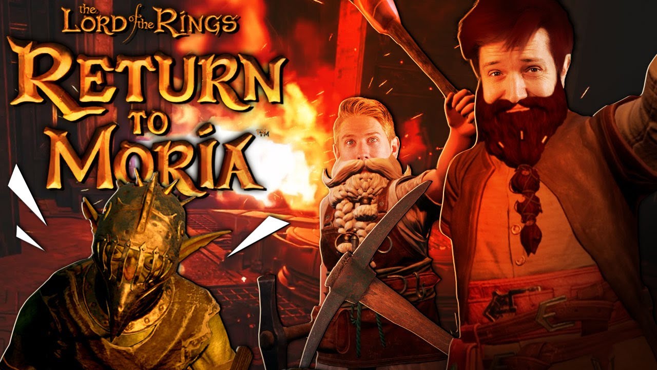 We fought at the Battle of the Great Forge in Return to Moria - YouTube