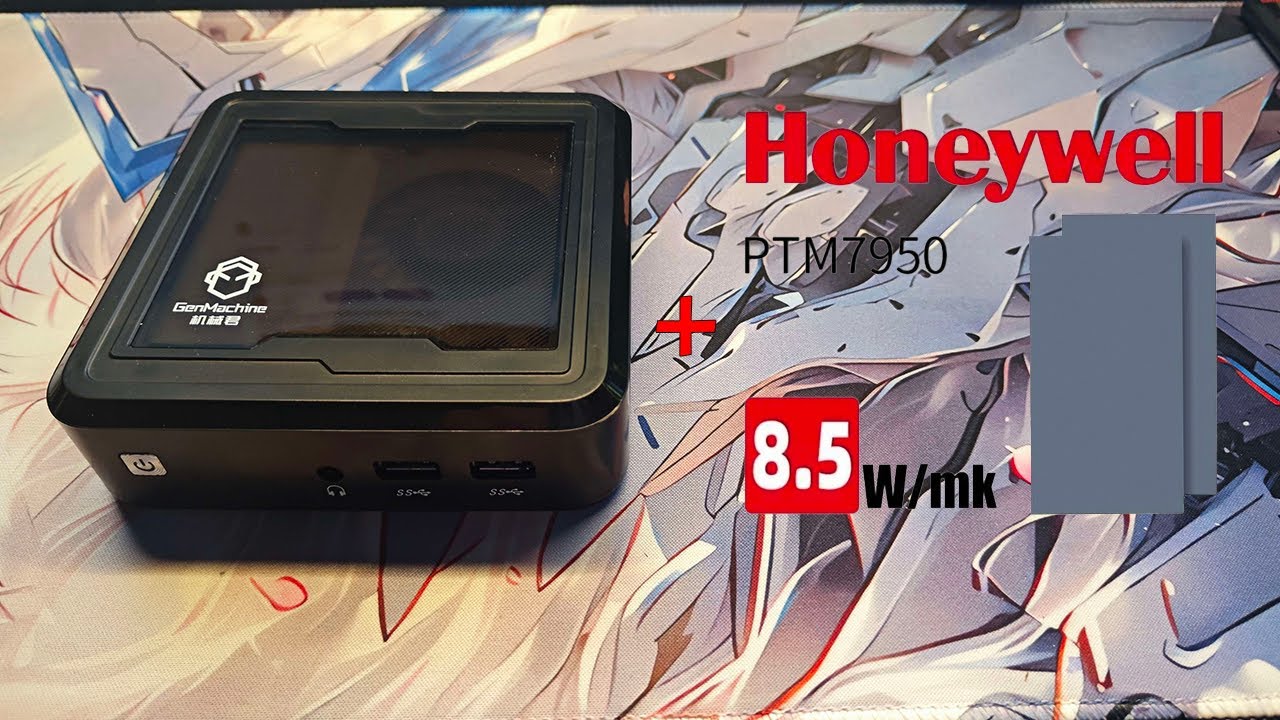 Thay thermal pad Honeywell PTM7950 cho Mini PC - YouTube