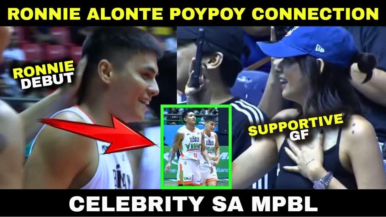 MPBL CELEBRITY RONNIE ALONTE DEBUT - YouTube