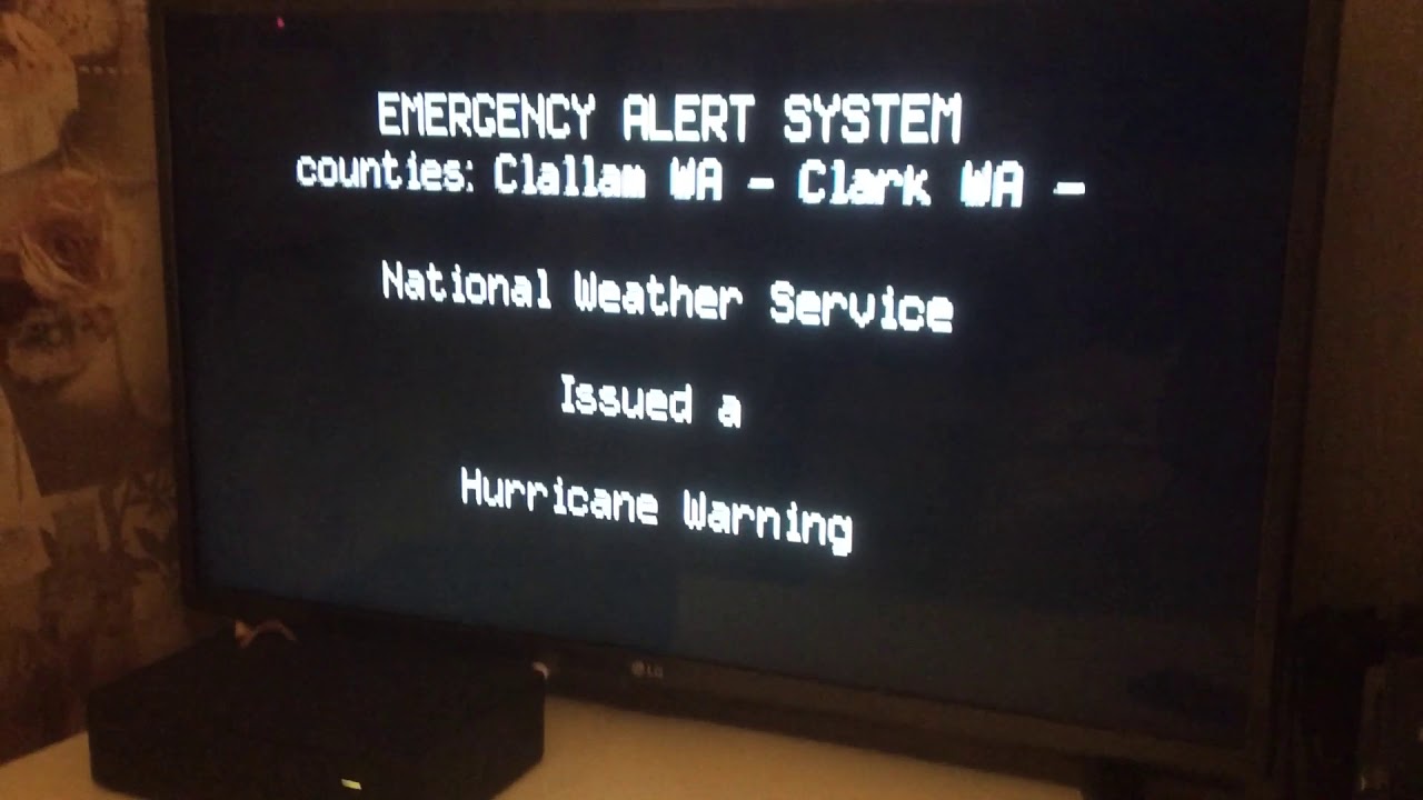 Hurricane Warning In TV?!? OH NO!!! - YouTube
