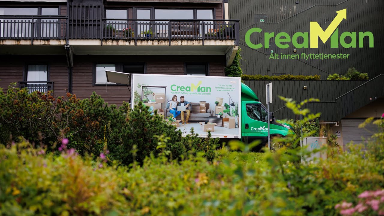 CreaMan Flyttetjenester - YouTube