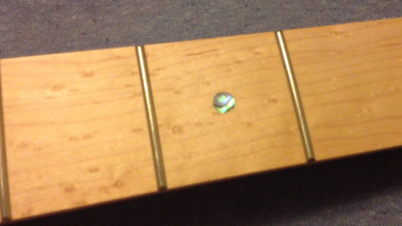 Warmoth Tele-Bass Like Jazz J-Bass All Maple Neck Abalone Inlays - YouTube