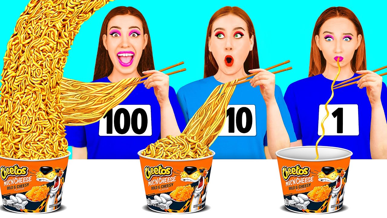 100 Layers of Food Challenge | Food Battle by TeenChallenge - YouTube