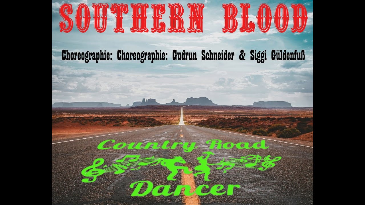SOUTHERN BLOOD - Line Dance Demo - YouTube