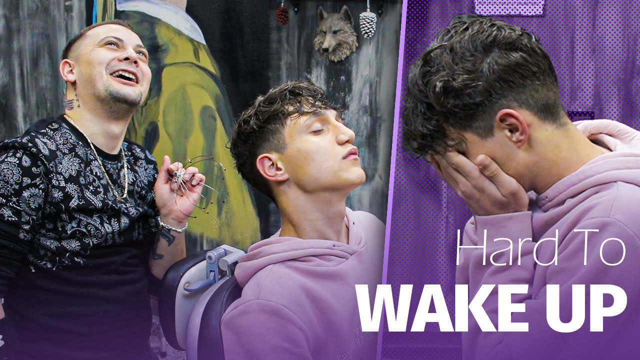 ASMR MASSAGE | Cryptic Sleep Relief In This Asmr Barber Shop - YouTube