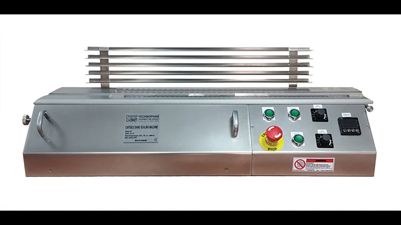 Technophar S2 Capsule Banding Machine - YouTube
