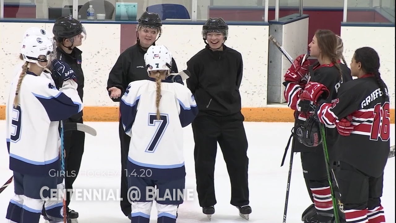 Girls Hockey Highlights: Centennial v. Blaine, 1.4.20 - YouTube