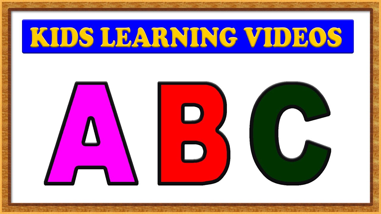 Alphabets Learning For Preschool | Learn ABC For Kids | Learn ABC For ...