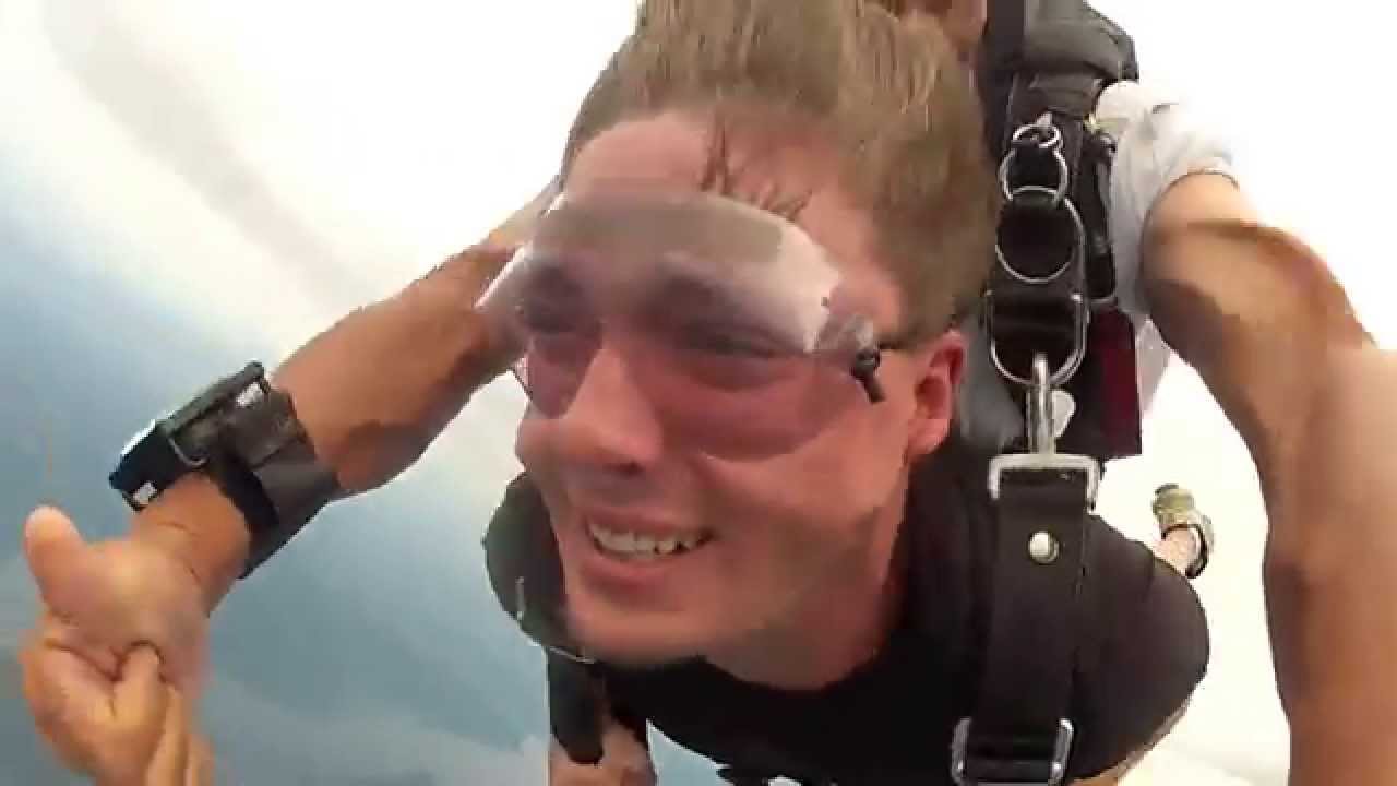Corey of Locust Fort, AL goes skydiving! - YouTube