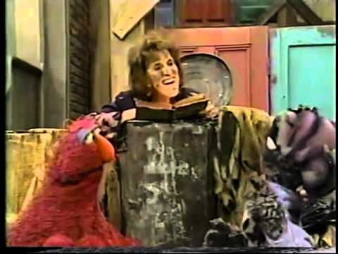 Sesame Street Ruthie Stays In Oscar's Trash Can - YouTube
