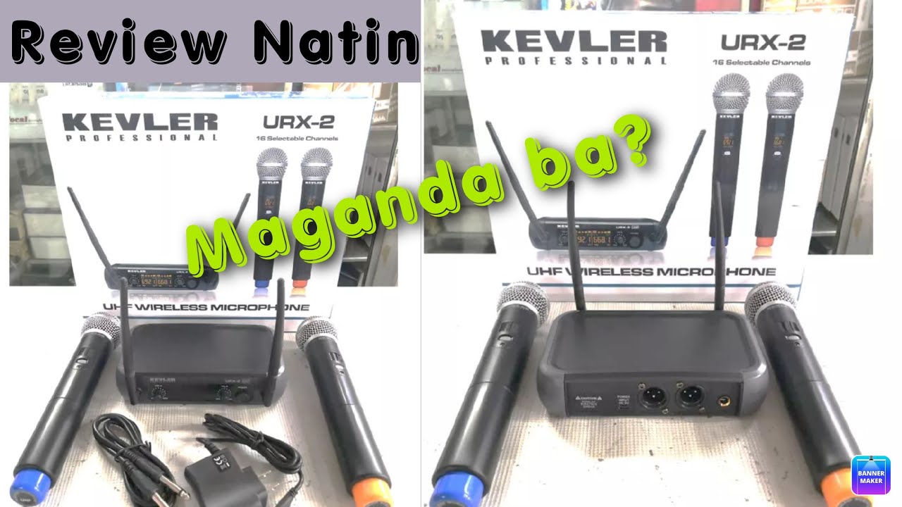 KEVLER URX 2 WIRELESS MICROPHONE SULIT NGA BA GAMITIN?REVIEW - YouTube