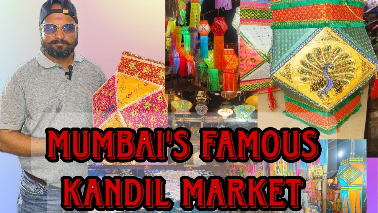 Mumbai's Famous Kandil Market | Mahim kandil gully | Diwali shopping ...