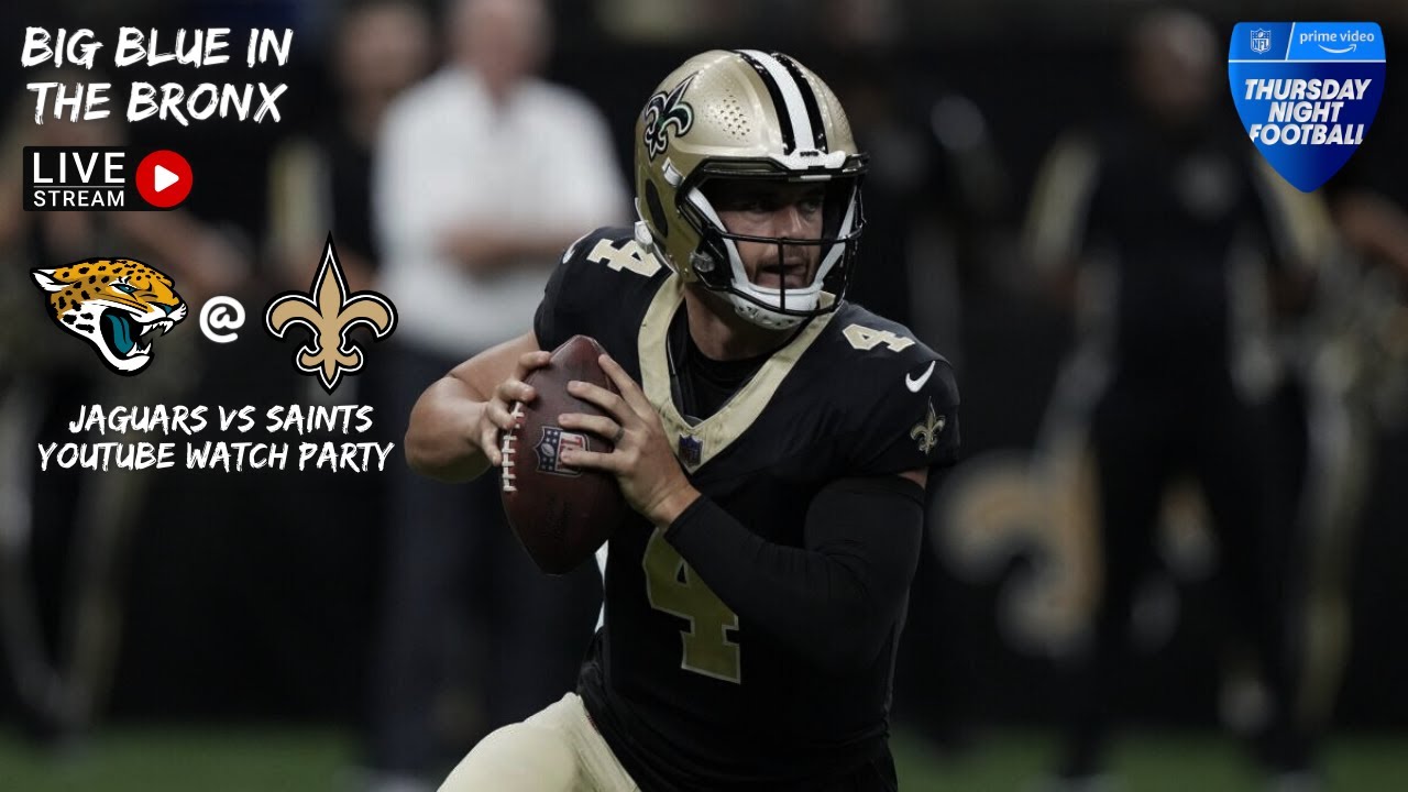 🔴 LIVE! Jacksonville Jaguars @ New Orleans Saints | Play-By-Play ...
