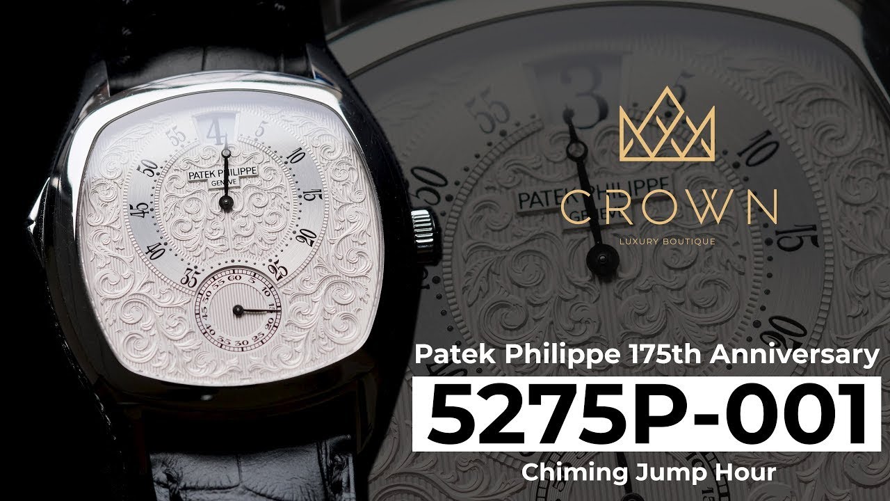 Patek Phillippe 5275P-001 Chiming Jump Hour | CROWN REVIEW 4K - YouTube