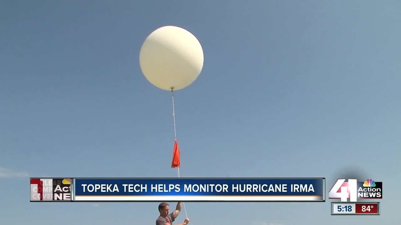 National Weather Service uses balloons to forecast Hurricane Irma - YouTube