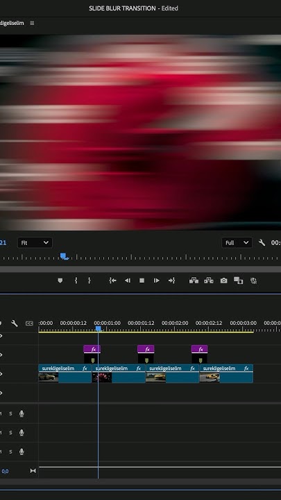 Adobe Premiere Pro'da Slide Blur Transition Efekti Yapmanın En Kolay Yolu #premierepro #adobe # ...