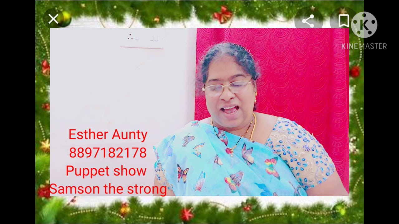 Puppet show Samson the strong - YouTube