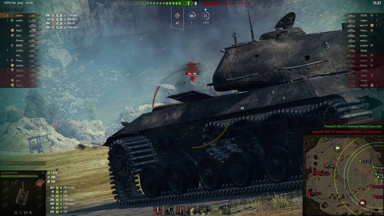 WoT - 110 - 6kills 2.5k dmg - Easiest Master Class ever! - YouTube