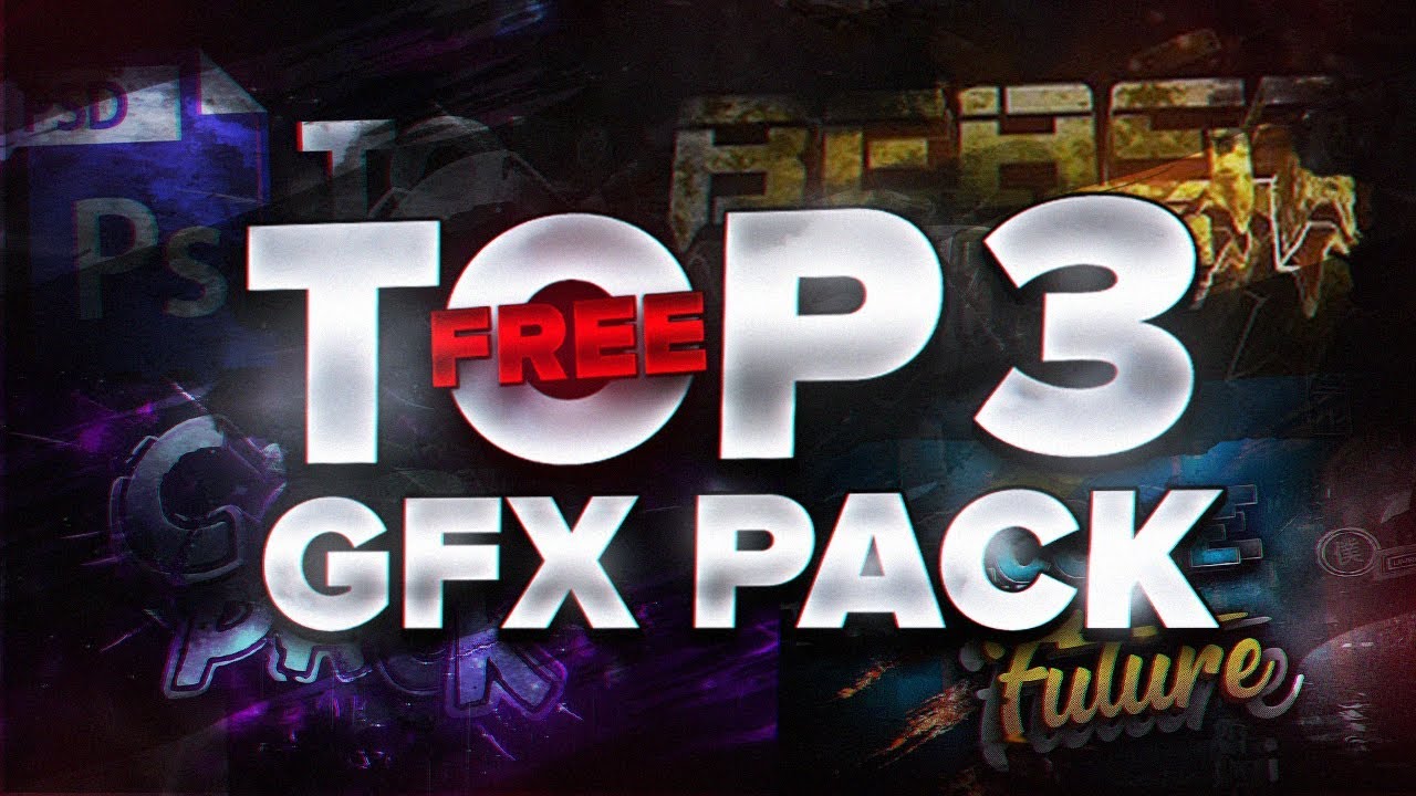 TOP 3 BEST FREE GFX PACK IN THE WORLD PHOTOSHOP & ANDROID - YouTube